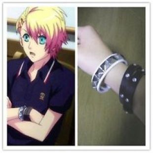 Uta no Prince Sama Kurusu Syo Ainme White and Black Bracelet Bangle Set ...
