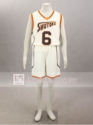 Kuroko's Basketball Shutoku High No.6 Yellow Uniform Cosplay Costume ...