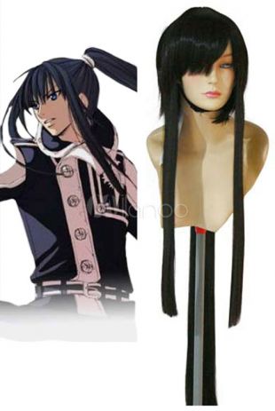 milanoo - Cosplay perruque comme Kanda Yuu de D.Gray Man