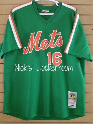 AUTHENTIC Mitchell & Ness 1985 New York Mets Dwight Gooden Throwback ...