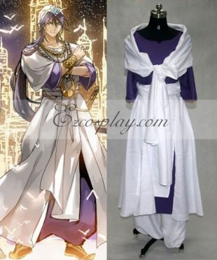 ezcosplay - The Labyrinth of Magic Magi Sinbad Cosplay Costume