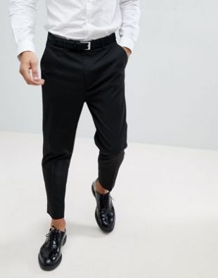 ASOS DESIGN - ASOS DESIGN - Pantalon habillé fuselé - Noir | ASOS