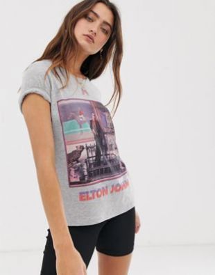 Only - Only - Elton John - T-shirt à imprimé photo | ASOS