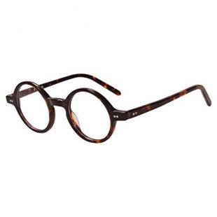 Agstum - Agstum Handmade Small Round Optical Eyeglasses Frame Clear ...