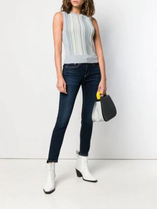 Rag & Bone - Blue Striped Sleeveless Top