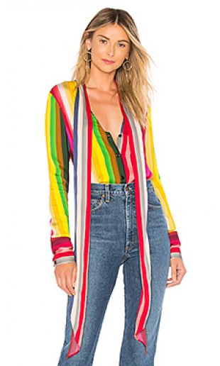 Milly - TOP AVEC NŒUD NIA en Rainbow Multi