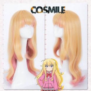 Gabriel DropOut Chief Angel Pink and Yellow Ver. Cosplay Hair Wig + Wig ...