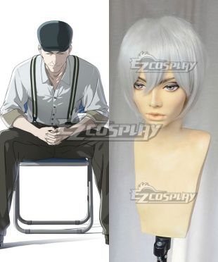 ezcosplay - Ajin Demi Human Sato Silver Cosplay Wig