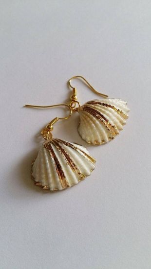 VeroushkaJewelryShop - Boucles d’oreilles coquillage, boucles d ...