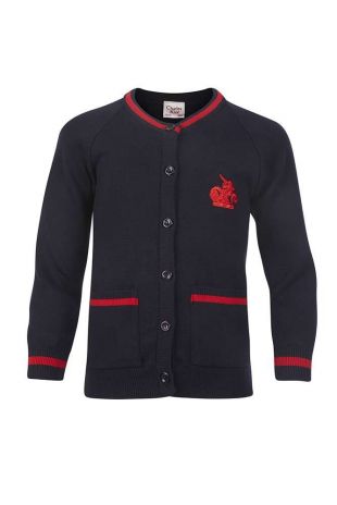 Perry Uniform - Uniform Round Neck Cardigan
