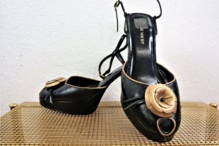 HippieVintageGirl - 1930's Pin Up Style Shoes - Peep Toe Platform Shoes ...