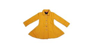 Olele - Olele Girls Two Pocket Awesome Yellow Winter Woolen Jacket Coat ...