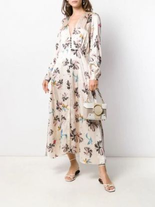 Forte Forte - Robe Longue à Col v Profond