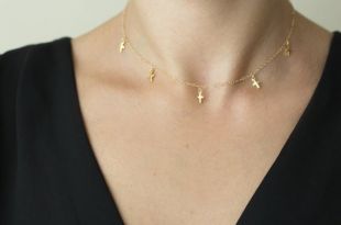 TatianaKatzoff - Ras de cou collier croix / petites croix ras de cou ...