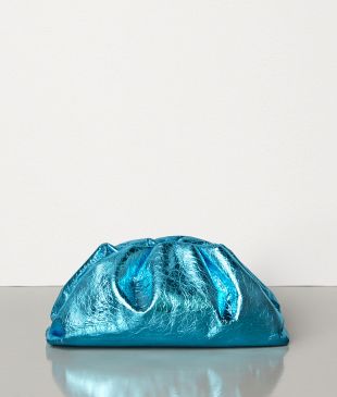 Bottega Veneta® - The Pouch In Metallic Nappa
