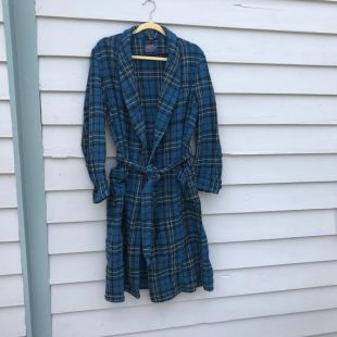 BUSYBEAGLEVINTAGE - Vintage Pendleton Sleeping Bath Robe Blue Green ...