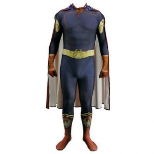 The Boys Cosplay Homelander Costume Adult Jumpsuit+Cloak Halloween Suit ...