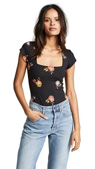 Free People - Square Neck Bodysuit