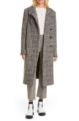 Stella McCartney - Stella McCartney Herringbone Tweed Coat | Nordstrom