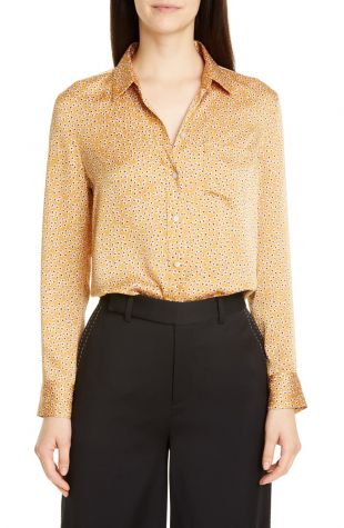 Equipment - Leema Ditsy Print Shirt