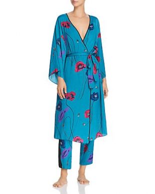 Josie - Freestyle Printed Satin Pajama Pants