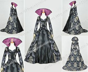 Once Upon A Time (season 3 4) Cosplay Costume Evil Queen Regina Luxury ...