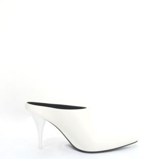 Celine - White Pointed Mules 36
