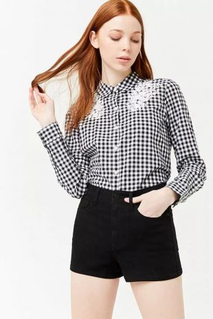 Forever 21 - Denim Short Black