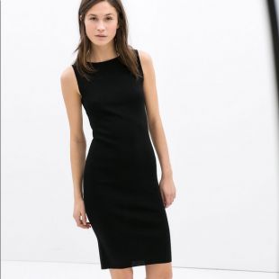 Zara - Basic Black Sleeveless Dress