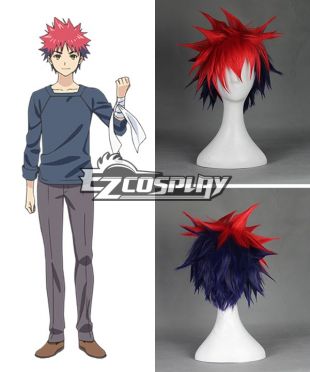 ezcosplay - Food Wars: Shokugeki no Soma Souma Yukihira Cosplay Wig 370A