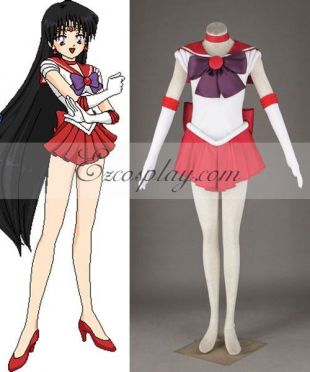 ezcosplay - Sailor moon Rei Hino Sailor Mars Cosplay Costume