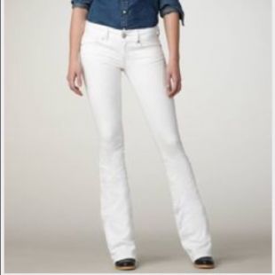 american eagle - Outfitters white boot cut jeans
