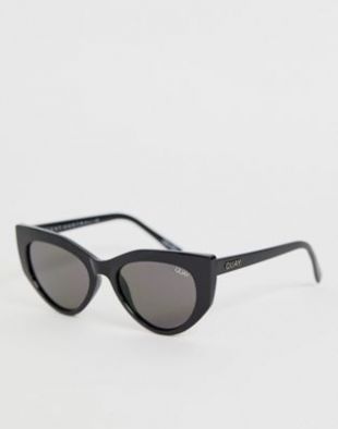 Quay Australia - Quay Australia persuasive cat eye sunglasses in black ...