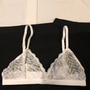 Intimissimi - Lace Triangle White Bra