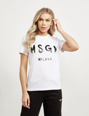 msgm - MSGM Milano Short Sleeve T-Shirt | Tessuti