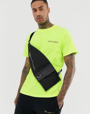 Night Addict - Night Addict oversized neon yellow t-shirt | ASOS