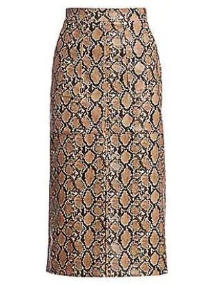 Johanna Ortiz - Python-Print Midi Skirt