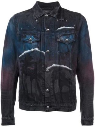 Amiri - Printed Denim Jacket