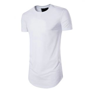 ali - Basic Extended Long T Shirt Elongated