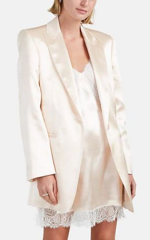 PHILOSOPHY DI LORENZO SERAFINI - Satin One Button Blazer