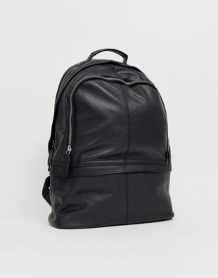 ASOS DESIGN - ASOS DESIGN - Harvard - Sac à dos en cuir | ASOS