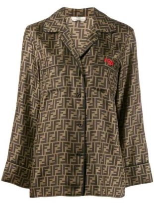 Fendi - Chemise à Motif Monogrammé Fendi