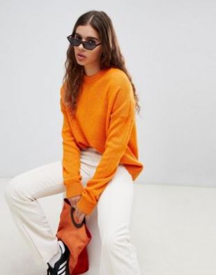 Weekday - Orange Knit Jumper