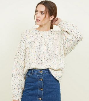 New Look - White Knit Jumper