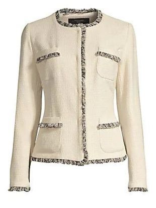 Weekend Max Mara - White Tweed Jacket