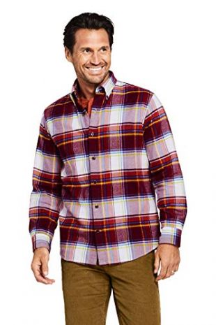 LANDS' END - Lands' End Men's Tall Traditional Fit Pattern Flagship ...