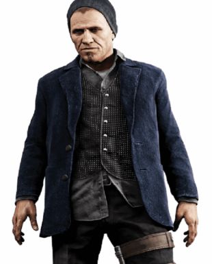 Top Celebs Jackets - Damien Brenks Watch Dogs Blue Coat