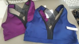 Victoria's Secret - Victoria's Secret Navy Purple 2 X Long Line Mesh ...