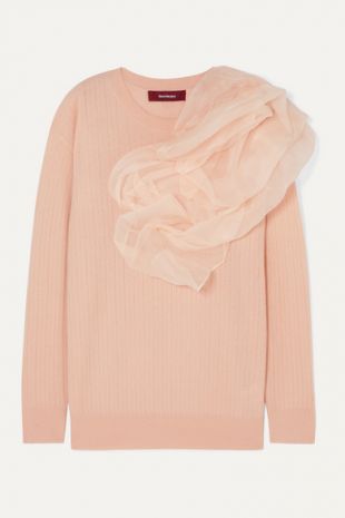Sies Marjan - Pink Ruffle Sweater