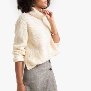 La Redoute Collections - Pull col roulé en grosse maille